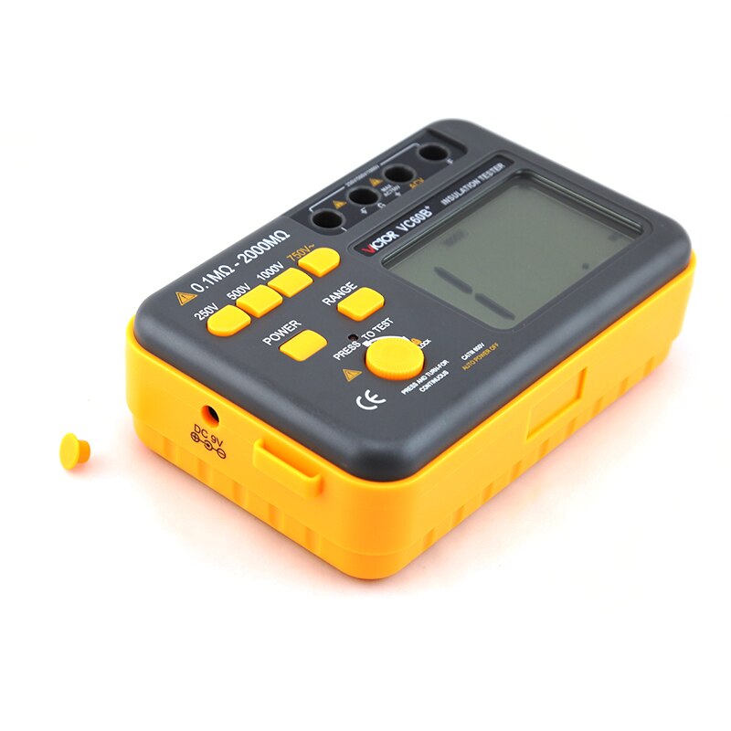 Victor VC60B+ — измеритель сопротивления изоляции купить по цене 6075 ...